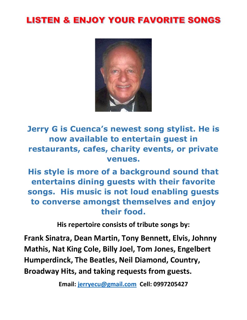 New singer in Cuenca